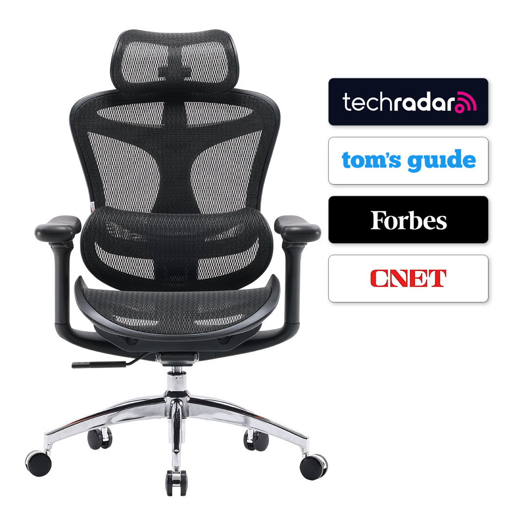 Doro C300 Ergonomic Office Chair with Enhanced Support Headrest ...